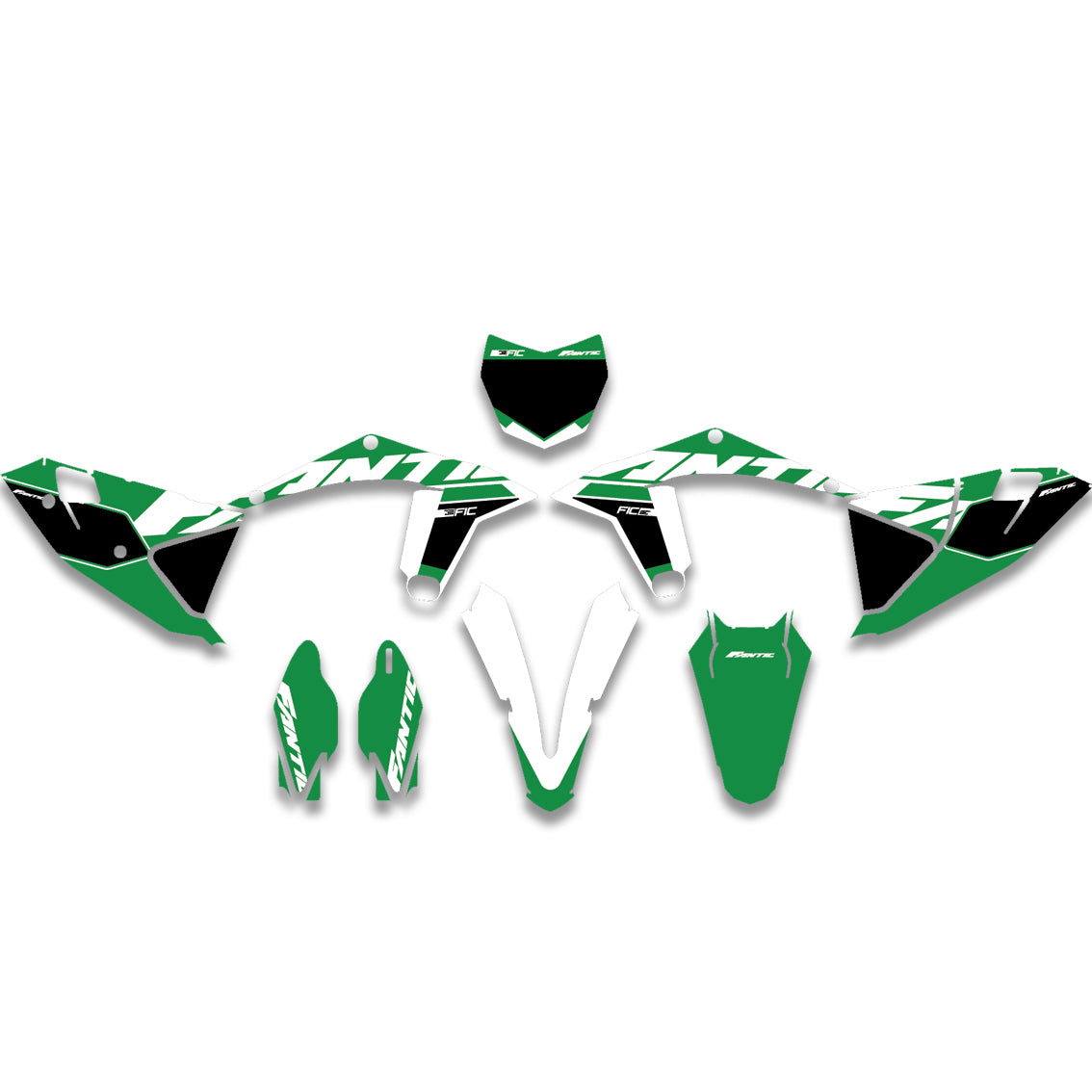 FANTIC XX XXF XE XEF CUSTOM OEM FACTORY DESIGN 2 GRAPHICS DECAL KIT ...