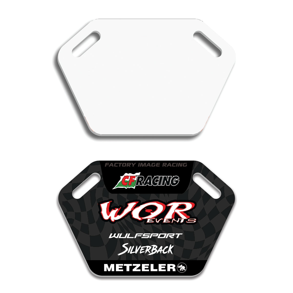 Custom printed Pit Board for MX and Enduro BACK – Factory Image Racing
