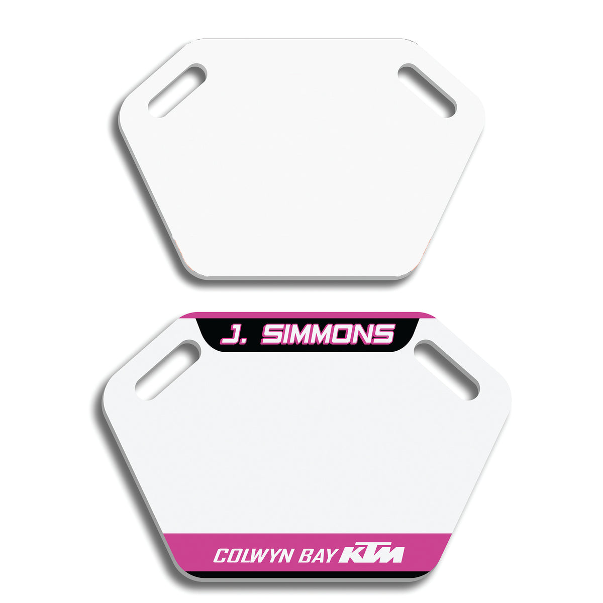 Custom printed Pit Board for MX and Enduro FRONT – Factory Image Racing
