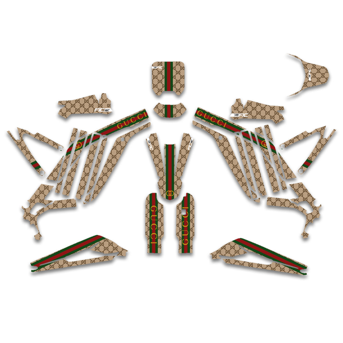 SURRON LIGHT BEE ULTRA BEE GUCCI CUSTOM GRAPHICS DECAL KIT – Factory ...