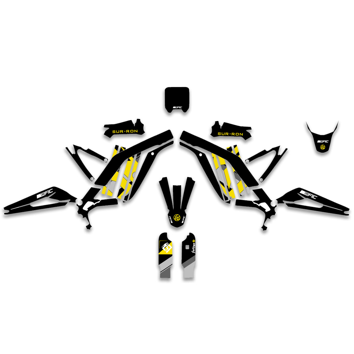 SURRON LIGHT BEE ULTRA BEE OEM CUSTOM GRAPHICS DECAL KIT – Factory ...