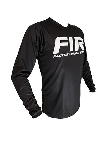 Contour Black/White MX Jersey – Factory Image Racing